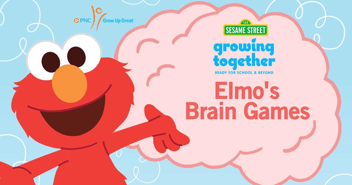 Elmo’s Big Brain Games help stimulate kids' minds using interactive ...