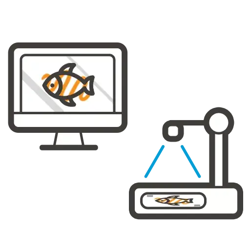 Virtual Coloring Aquarium - Sketch Tank Exhibit Kit