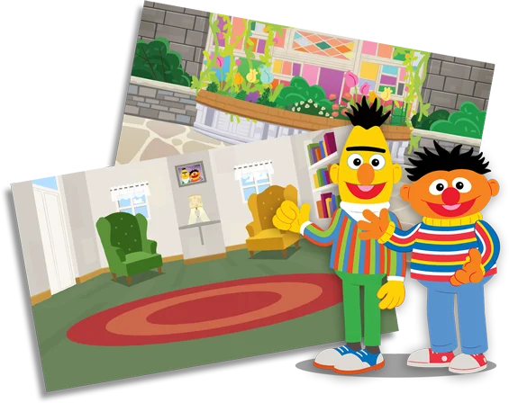 Indoor, Outdoor with Bert & Ernie - Sesame Workshop Game